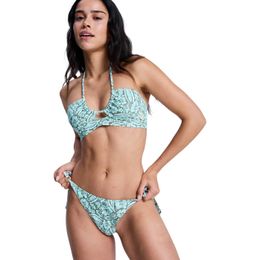 Roxy Damen Badehose "Wildside Paisley Tanga", gr&uuml;n, Gr. XS, Obermaterial: 85% Polyester, 15% Elasthan., Badehosen