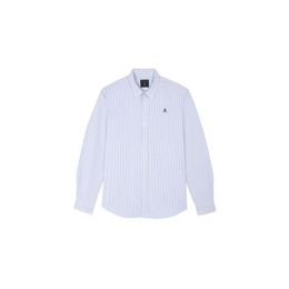 Scalpers Button Up Shirt male size L/XL Royal blue / Light blue / White