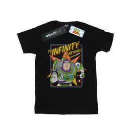 Disney Herren Toy Story 4 Buzz bis zur Unendlichkeit T-Shirt (schwarz)