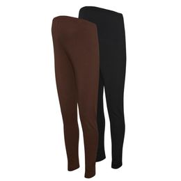 MAMALICIOUS Leggings 'MLEmma' female size S Brown / Black