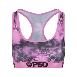 PSD Damen T-Shirt-BH "PSD Pink Snake fake dye SB", Gr. S, pink, 88% Polyester, 12% Elasthan, BHs