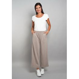 Seidel Moden Damen 7/8-Hosewalnuss, Basic, Gr. 48, Single Jersey, Obermaterial: 50% Polyester, 45% Viskose, 5% Elasthan, Hosen, in hochwertiger