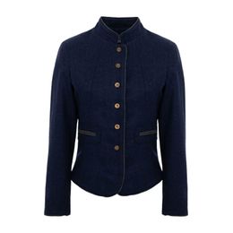 OS-Trachten Damen Trachtenjacke "Jacke 452002-3983", blau, Gr. 34, Obermaterial: 100% Wolle WO., Jacken