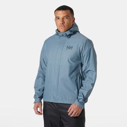 Helly Hansen Herren Regenjacke "LOKE JACKET", blau, Gr. S, unifarben, Web, Obermaterial: 100% Polyamid, Jacken, mit Kapuze, wasserdicht, winddicht,