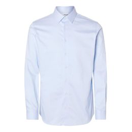 Selected Button Up Shirt male size M Light blue