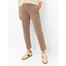 Brax Damen 3/4-Hose "Style MARON S", braun, Gr. 24, Web, 71% Baumwolle, 20% Lyocell, 9% Elasthan, Hosen