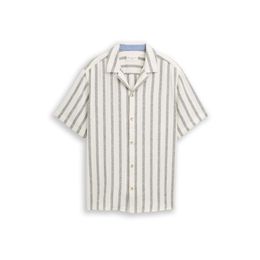 Tom Tailor Button Up Shirt male size XL Fir / Off white