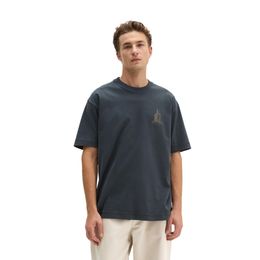 Marc O'Polo MARC O'POLO Herren T-Shirt "mit gro&szlig;em R&uuml;ckenprint", grau, Basic, Gr. S, unifarben, Obermaterial: 100% Baumwolle, Shirts