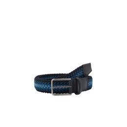 Lloyd Men's Belts Jungen Flechtg&uuml;rtel "Lloyd Belts Herreng&uuml;rtel 0256", blau, Gr. 95, LLOYD MEN&rsquo;S BELTS, Kunstfaser, G&uuml;rtel