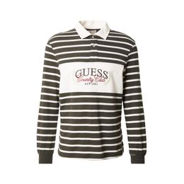 Guess Shirt male size XL Olive / Red / White