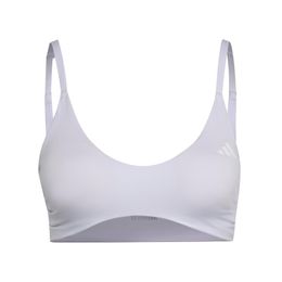 adidas Performance Sport-BH 'OPTIME ESSENTIALS' Damen Gr&ouml;&szlig;e S helllila / wei&szlig;