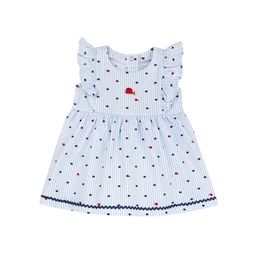 Chicco Kleid M&auml;dchen Gr&ouml;&szlig;e 86 dunkelblau / rot / wei&szlig;