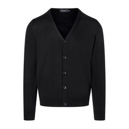Maerz Muenchen Herren Strickjacke "Maerz Muenchen 590800 Strickcardigan Herren Bekleidung", schwarz, Gr. 58, 100% Wolle (Merino), Strickjacken