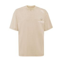 Plein Sport Herren T-Shirt "Rundhals-T-Shirt", beige, Gr. L, Obermaterial: 100% Baumwolle, Shirts