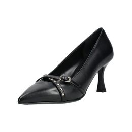 Nero Giardini Damen High-Heel-Pumps "Nero Giardini Pumps Leder", Gr. 38,5, schwarz, Leder, Schuhe
