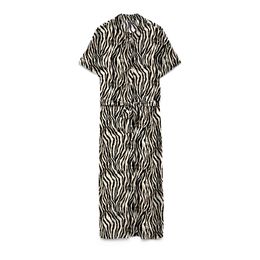 V&eacute;ro Moda VERO MODA Shirt Dress 'VMEASY JOY' female size 36 Beige / Brown / Black