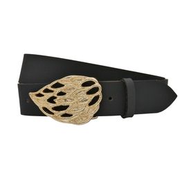 AnnaMatoni Damen Lederg&uuml;rtel "AnnaMatoni AnnaMatoni Damen Leder G&uuml;rtel mit eleganter", schwarz, Gr. 75, 100% Leder, G&uuml;rtel