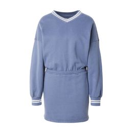 Abercrombie & Fitch Abercrombie & Fitch Kleid Damen Gr&ouml;&szlig;e 34 taubenblau / wei&szlig; Sommerkleid