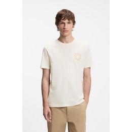 Hugo Herren T-Shirt "Nemodo", beige, Gr. XXL, unifarben, Single Jersey, Obermaterial: 100% Baumwolle, Shirts, Rundhalsausschnitt, reine Baumwolle,
