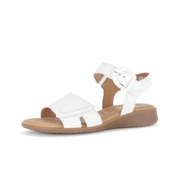Gabor Damen Riemchensandale "Riemchensandale", Gr. 38, wei&szlig;, Schuhe