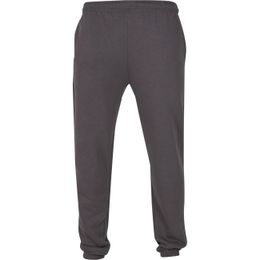 Urban Classics Herren Jogginghose "Urban Classics Basic Essential Sweatpants", grau, Gr. XXXL, unifarben, 50% Baumwolle, 50% Polyester, Hosen