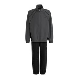adidas Sportswear Tracksuit 'COLOR BLOCK WOVEN' boy size 128 Dark grey / Black