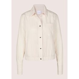Madeleine Mode MADELEINE Damen Langarmbluse "Hemdbluse Blusenshirt mit Brusttasche", wei&szlig;, Modern, Gr. 42, Obermaterial: 93% Lyocell CLY. 7% Polyamid PA., Blusen,