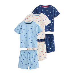 next Pajamas boy size 92 Ecru / Navy / Light blue / Cherry red