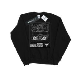 Disney - "Cars Lightning McQueen Blueprint" Sweatshirt f&uuml;r Herren (Schwarz)