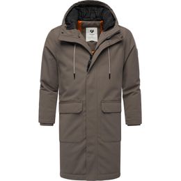 Ragwear Wintermantel 'Mr Them' Herren Gr&ouml;&szlig;e S braunmeliert