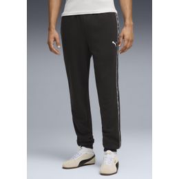 Puma Herren Trainingshose "ESS TAPE SWEATPANTS TR CL", schwarz, Gr. S, bedruckt, Sweatware, Obermaterial: 68% Baumwolle, 32% Polyester, Hosen,