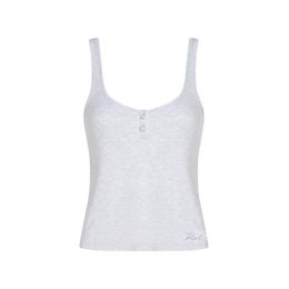 K by KARL LAGERFELD Karl Lagerfeld Top Damen Gr&ouml;&szlig;e XL graumeliert