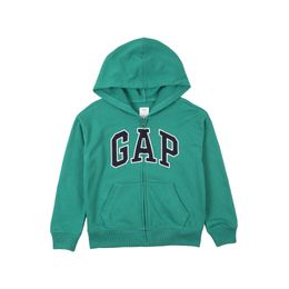 GAP Sweatjacke 'HERITAGE' Jungen Gr&ouml;&szlig;e 164/170 navy / smaragd / wei&szlig;