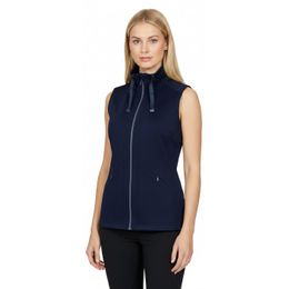 DEPROC Active Damen Steppweste "NIGEL PEAK III Outdoor-Weste Damen", blau, Gr. 42, Web, 96% Polyester. 4% Elasthan, Westen, auch in Gro&szlig;en Gr&ouml;&szlig;en