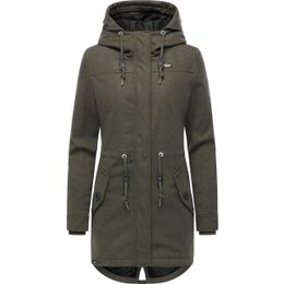 Ragwear Damen Wintermantel "Ellba Coat A YOUMODO", gr&uuml;n, Gr. L, Obermaterial: 100% Polyester. Innenfutter: 100% Polyester. Wattierung: 100%