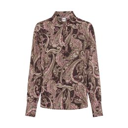 Brax Damen Klassische Bluse "Style VIC", braun, Gr. 40, Web, 100% Viskose, Blusen