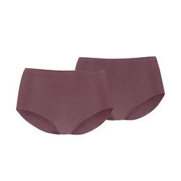 Puma Damen Panty "Puma WOMEN INVISIBLE COTTON MINI SHORTS 2P", Gr. S, braun, Jersey, Obermaterial: 88% Baumwolle, 12% Elasthan, Unterhosen, nahtlose