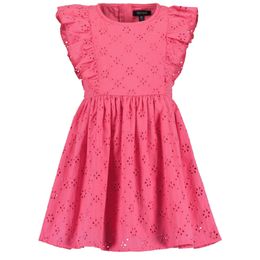 Blue Seven M&auml;dchen Sommerkleid "Kleid", pink, Gr. 110, 100% Baumwolle, Kleider