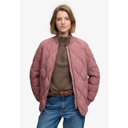 Superdry Damen Steppjacke "SHORT ONION QUILT LINER JKT", rosa, Gr. XS, unifarben, Steppware, Obermaterial: 100% Nylon, Jacken, mit Rei&szlig;verschluss,
