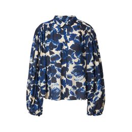 MUNTHE Bluse 'LYNX' Damen Gr&ouml;&szlig;e M blau / marine / offwhite