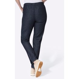 Heine Damen Bequeme Jeansdunkelblau, Gr. 40, unifarben, 100% Baumwolle, Jeans