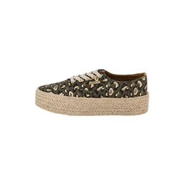 Les Trop&eacute;ziennes par M Belarbi Schn&uuml;r-Sneaker &bdquo;Cosmic Print&ldquo; Gr&uuml;n | Gr.: 38