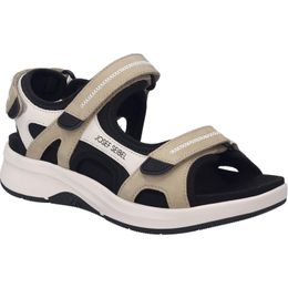 Josef Seibel Damen Sandale "Estelle 02, beige-multi", Gr. 39, beige, Obermaterial: 100% Rindsleder Leather cow., Schuhe