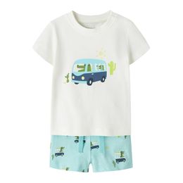 name it Set 'NBMFARTIL' Gr&ouml;&szlig;e 74 marine / aqua / wei&szlig;