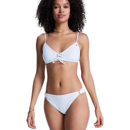 Roxy Damen Badehose "Roxy Island Cheeky", wei&szlig;, Gr. XS, Obermaterial: 87% Nylon, 13% Elasthan., Badehosen