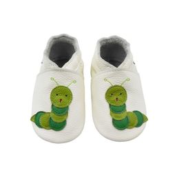 Basrakids Baby Krabbelschuhe aus Leder, weiche Lauflernschuhe mit rutschfester Sohle | Gr.: 20/21