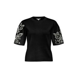 Object Sweater 'OBJFlora' female size L Black / White