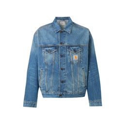 Carhartt Work In Progress Carhartt Wip Jacke 'Helston' Herren Gr&ouml;&szlig;e XXL blue denim Sommerjacke