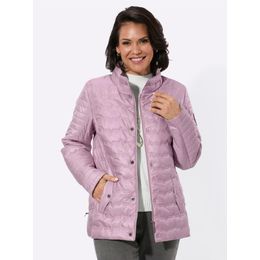 Casual Looks Damen Steppjacke, rosa, Gr. 36, unifarben, 100% Polyester, Wattierung:100% Polyester, Jacken