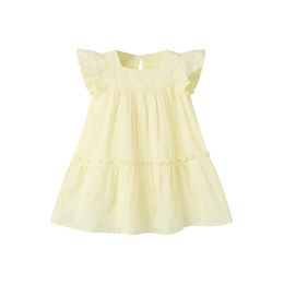 name it Kleid 'NMFDetines' M&auml;dchen Gr&ouml;&szlig;e 128 pastellgelb